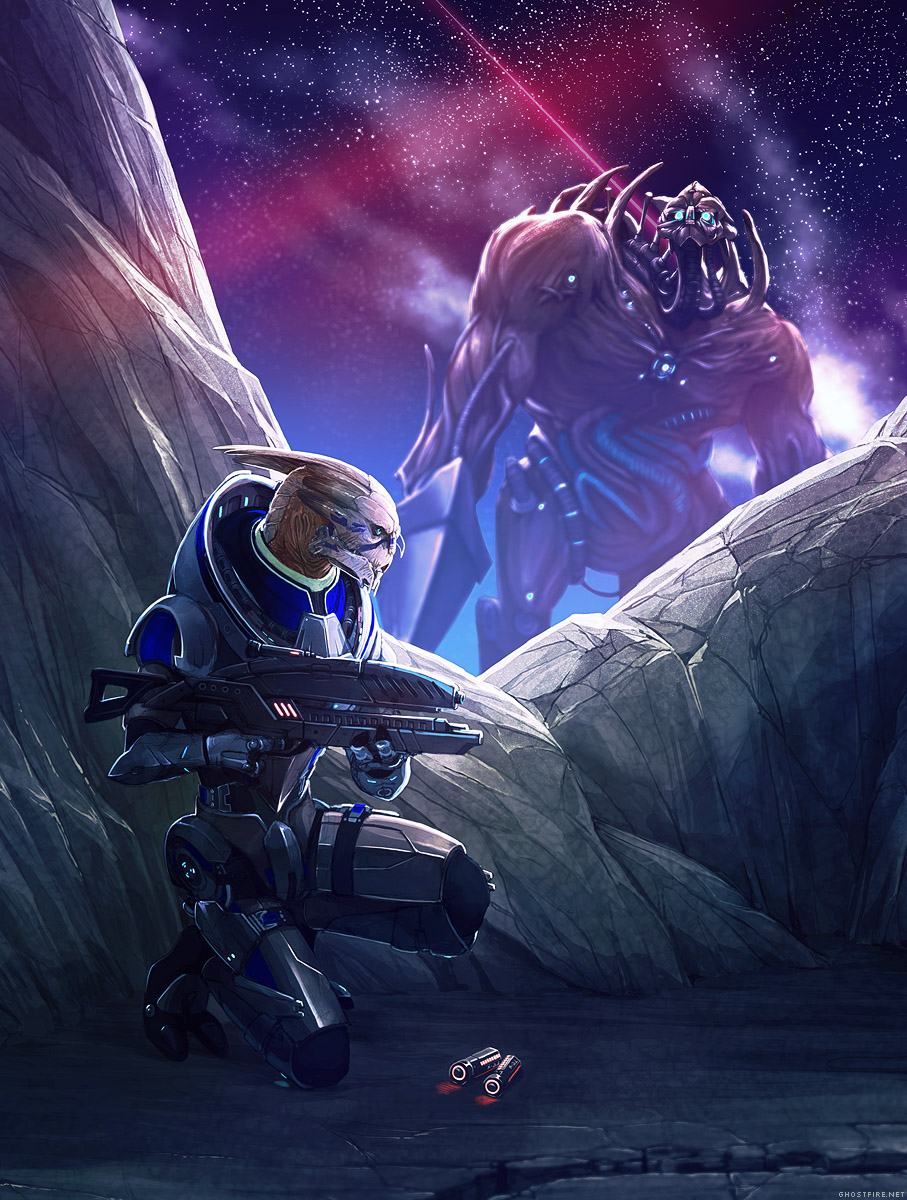 The Ashes of Menae - Garrus Vakarian fanart : r/masseffect